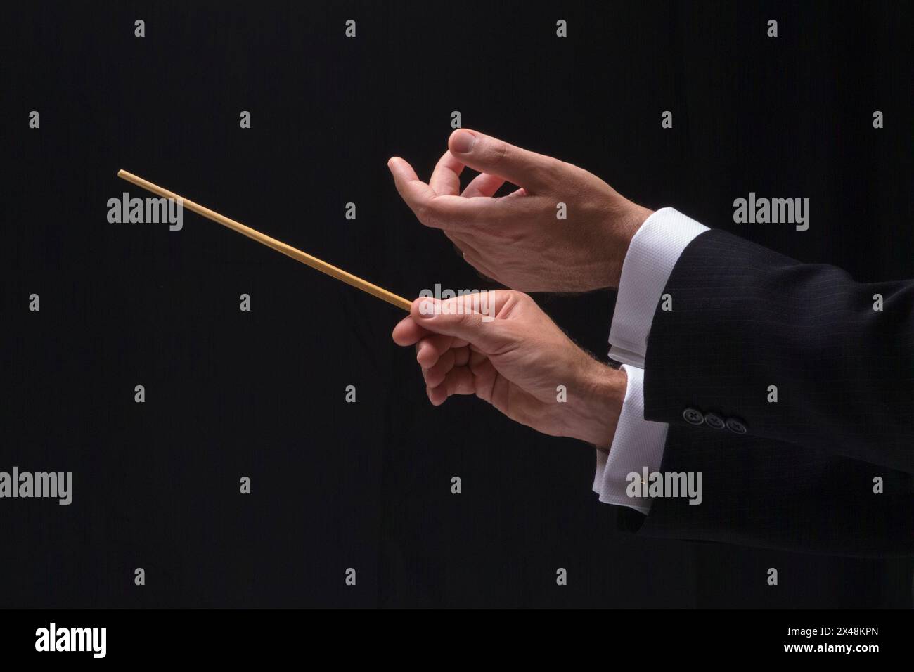 music conductor hands Stock Photo - Alamy