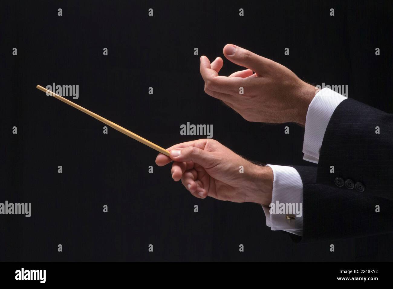 music conductor hands Stock Photo - Alamy