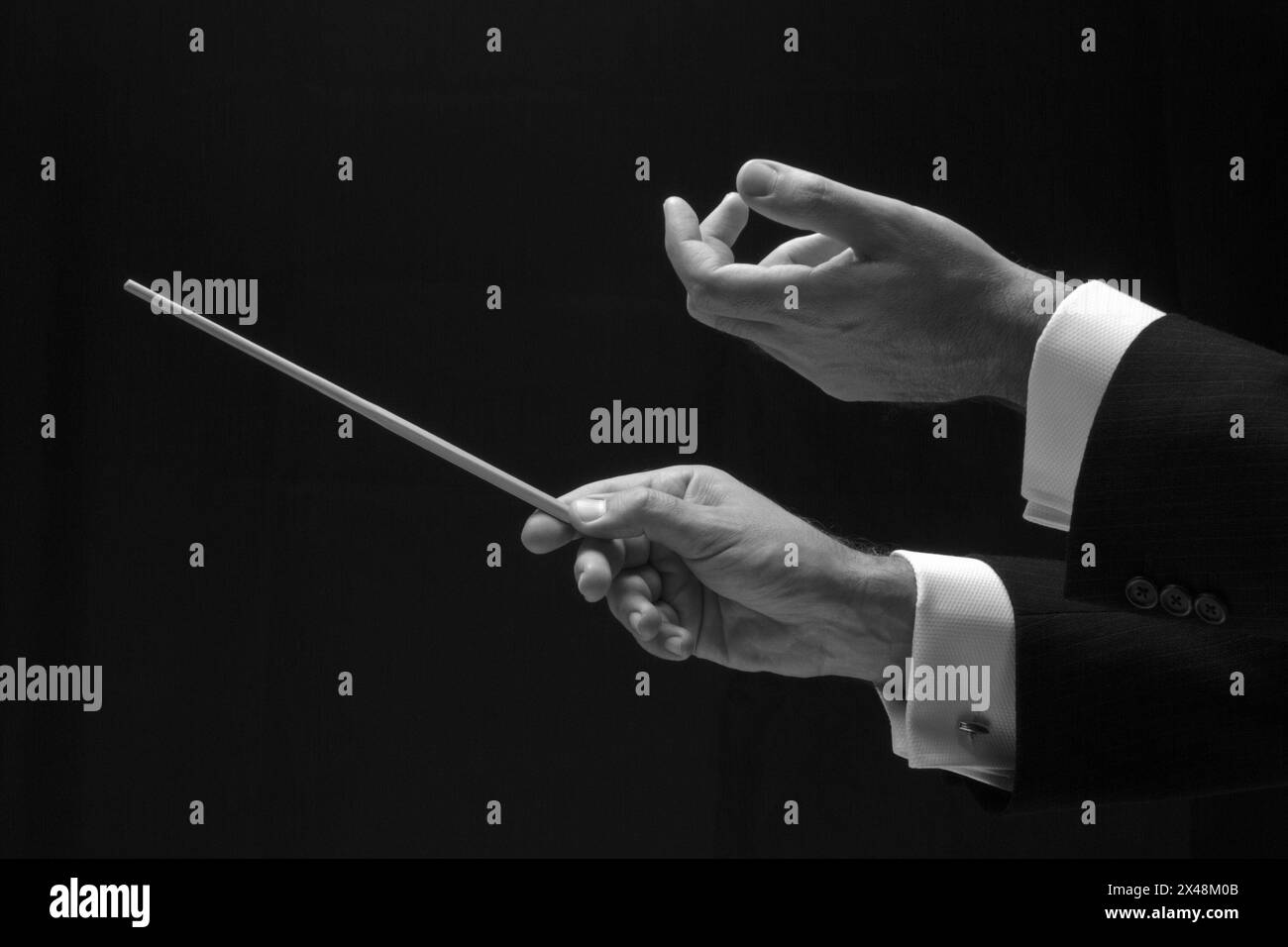 music conductor hands Stock Photo - Alamy