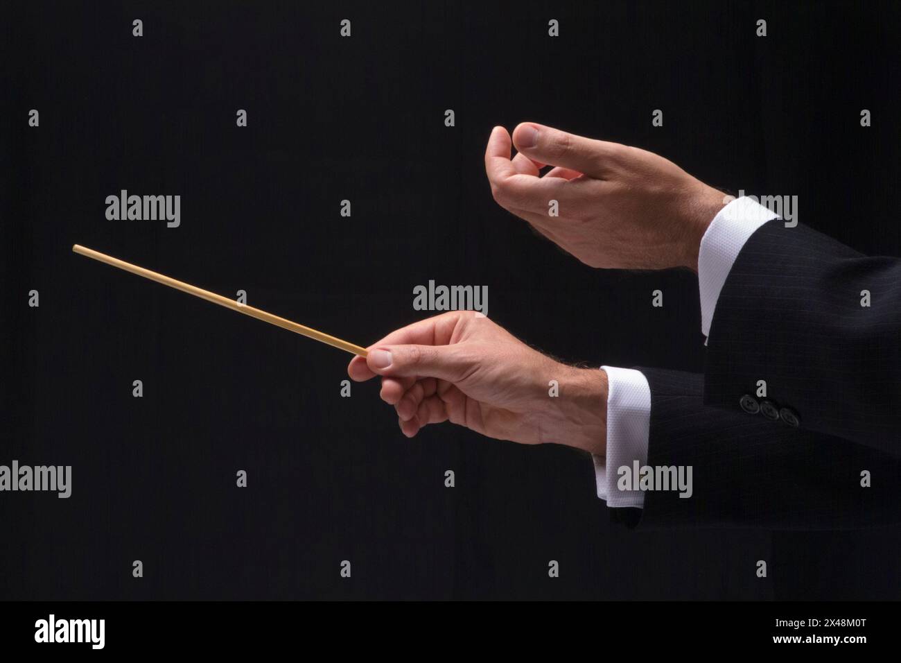 music conductor hands Stock Photo - Alamy