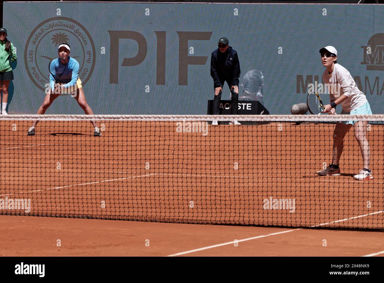 Madrid, Spain. 01st May, 2024. Tennis, individual Women, Double match ...