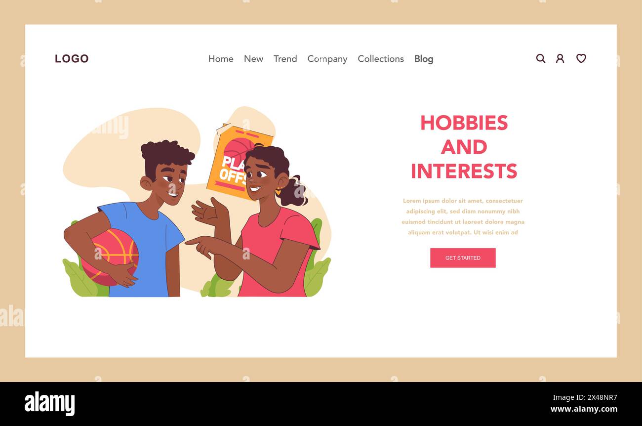 Sharing sports activities Stock Vector Images - Alamy