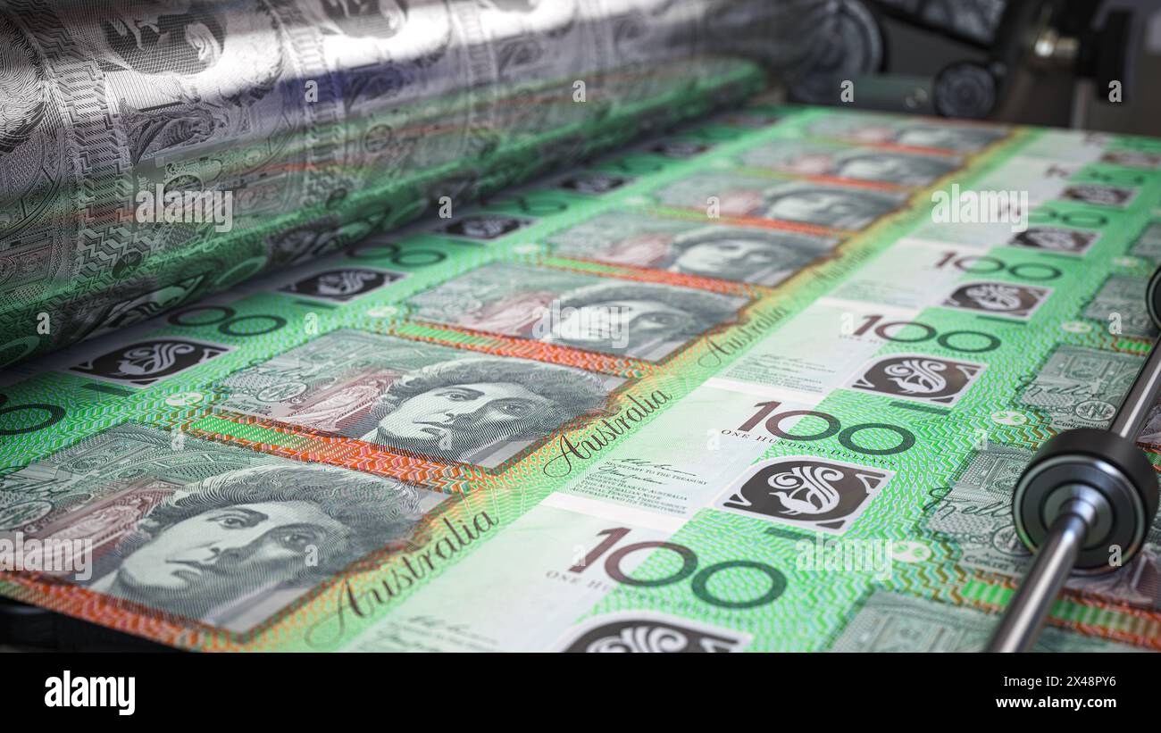 Money printing machine hi-res stock photography and images - Alamy