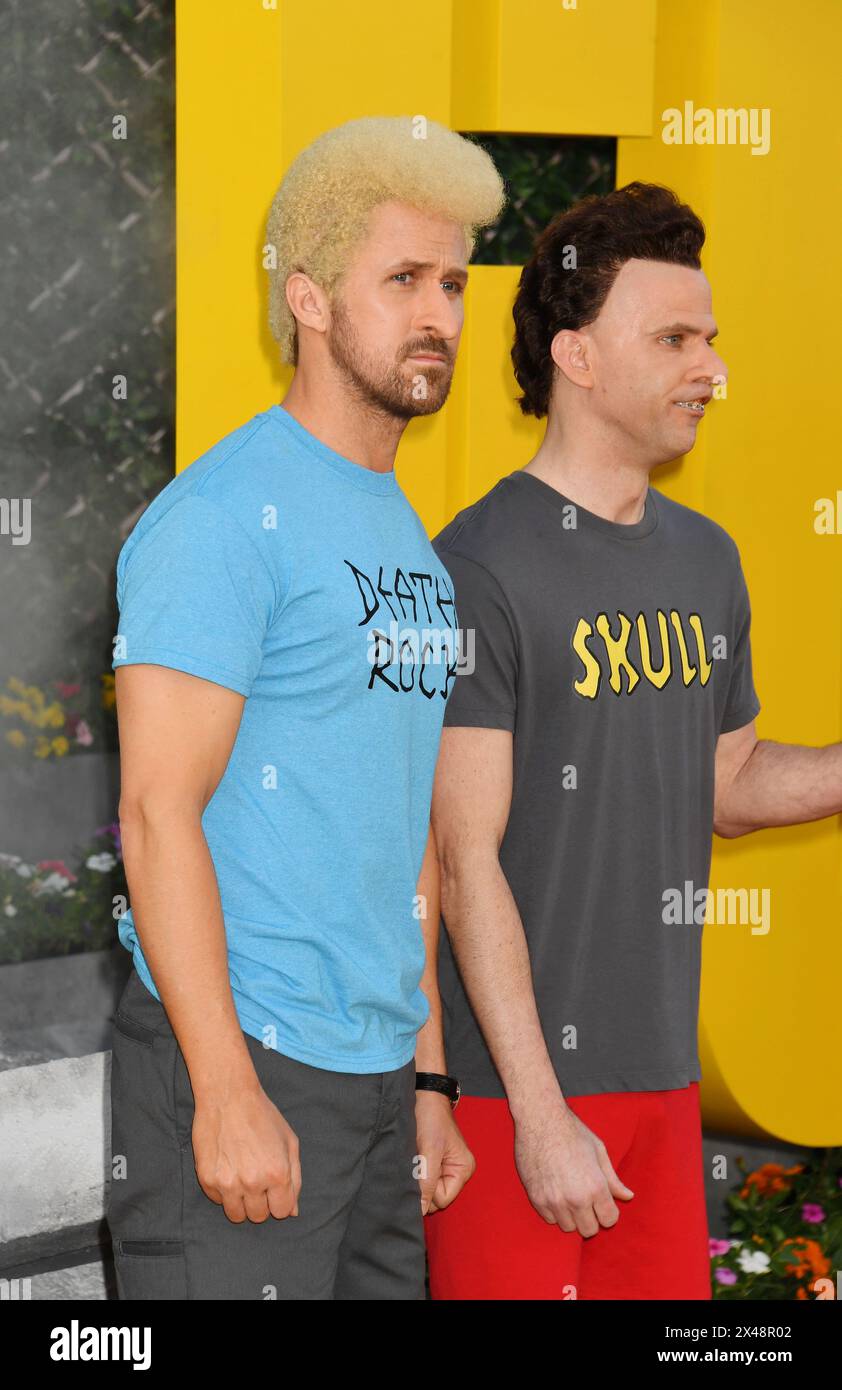 HOLLYWOOD, CALIFORNIA - APRIL 30: (L-R) Ryan Gosling and Mikey Day ...