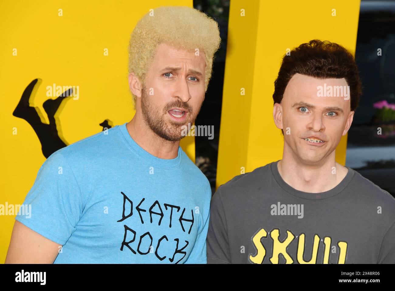 HOLLYWOOD, CALIFORNIA - APRIL 30: (L-R) Ryan Gosling and Mikey Day ...