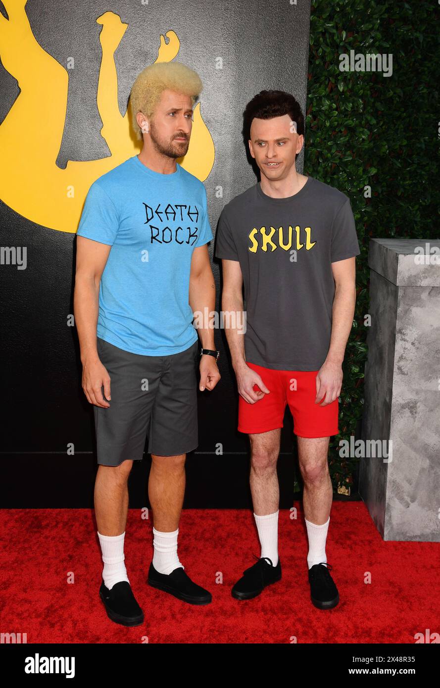 HOLLYWOOD, CALIFORNIA - APRIL 30: (L-R) Ryan Gosling and Mikey Day ...