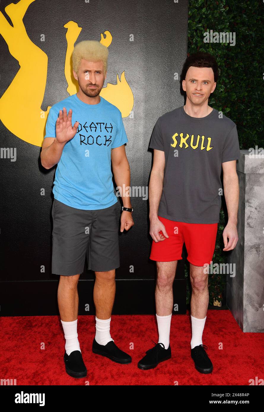HOLLYWOOD, CALIFORNIA - APRIL 30: (L-R) Ryan Gosling and Mikey Day ...