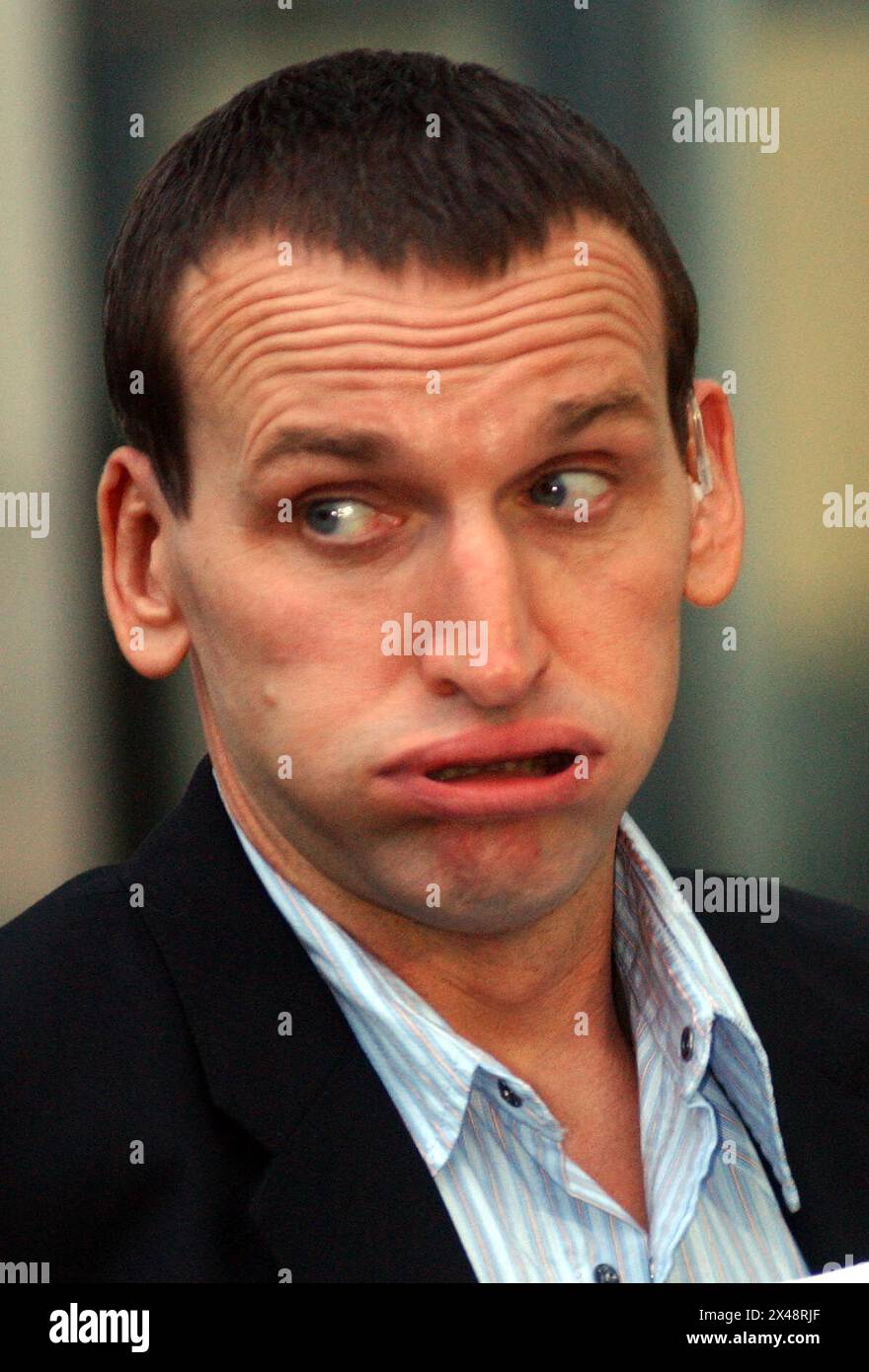 Dr Who actor Christopher Ecclestone arrives for the wrap party at St ...