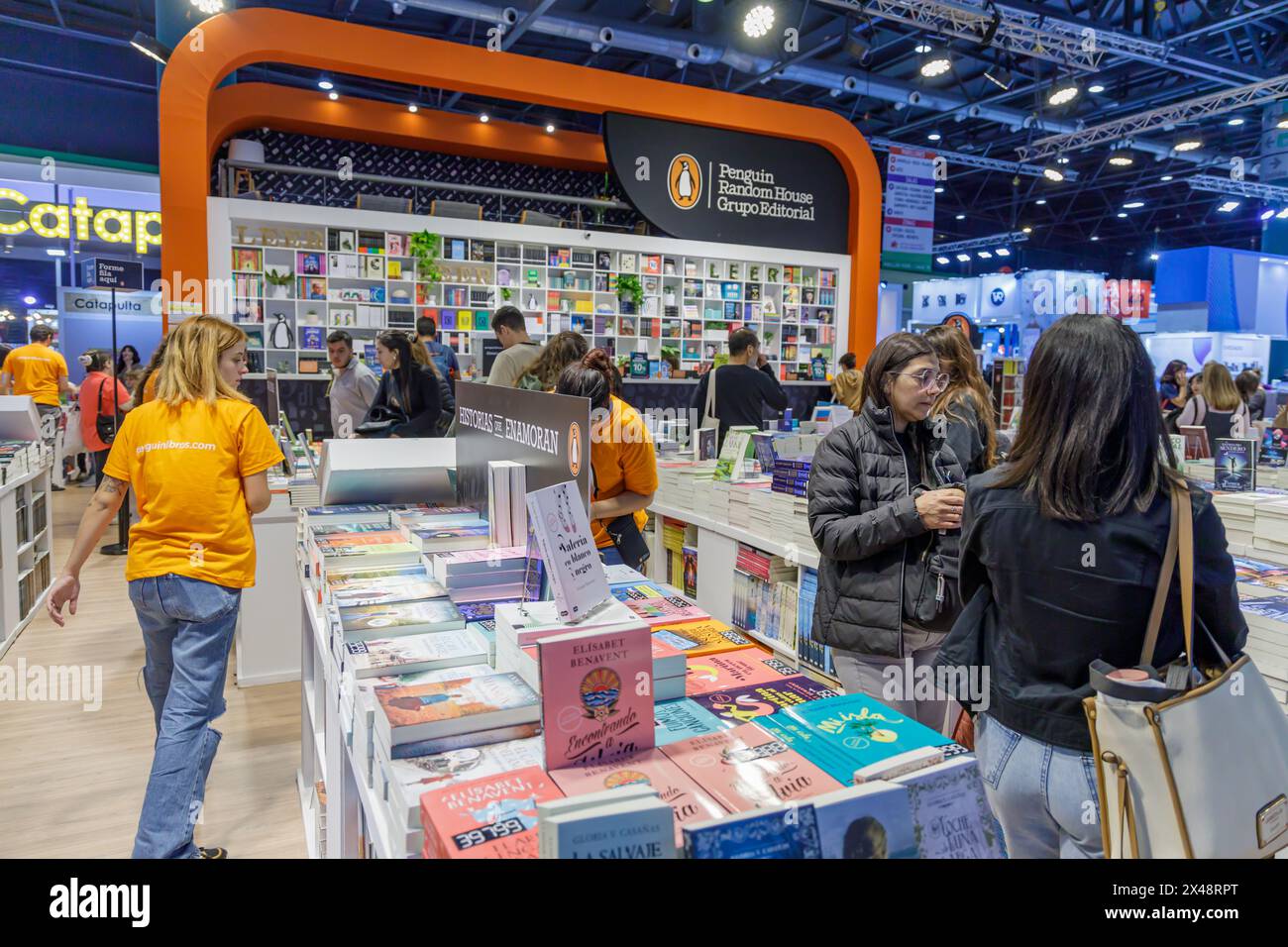 Buenos Aires, Argentina; April 26th 2024: People at Penguin Random ...