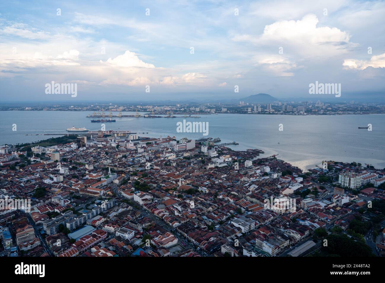 View the City of Georgetown on Penang Island in Malaysia Southeast Asia ...