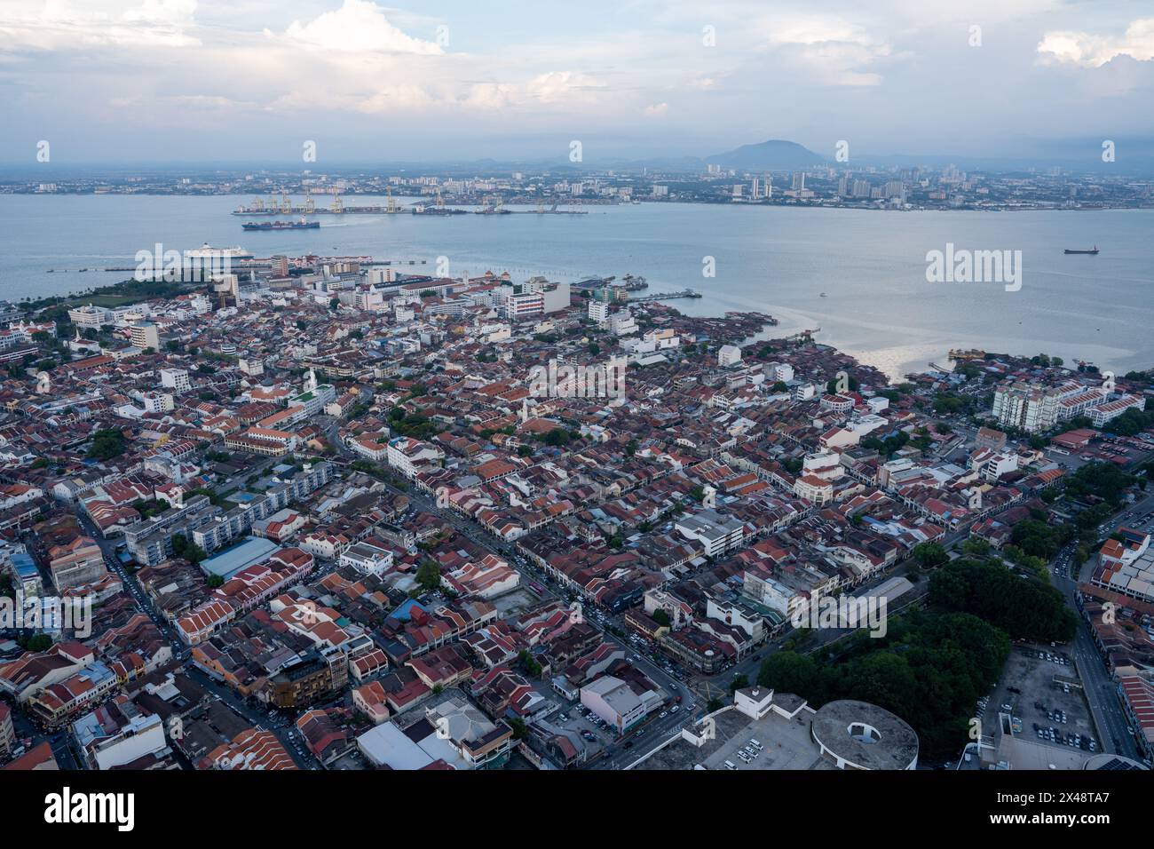 View the City of Georgetown on Penang Island in Malaysia Southeast Asia ...