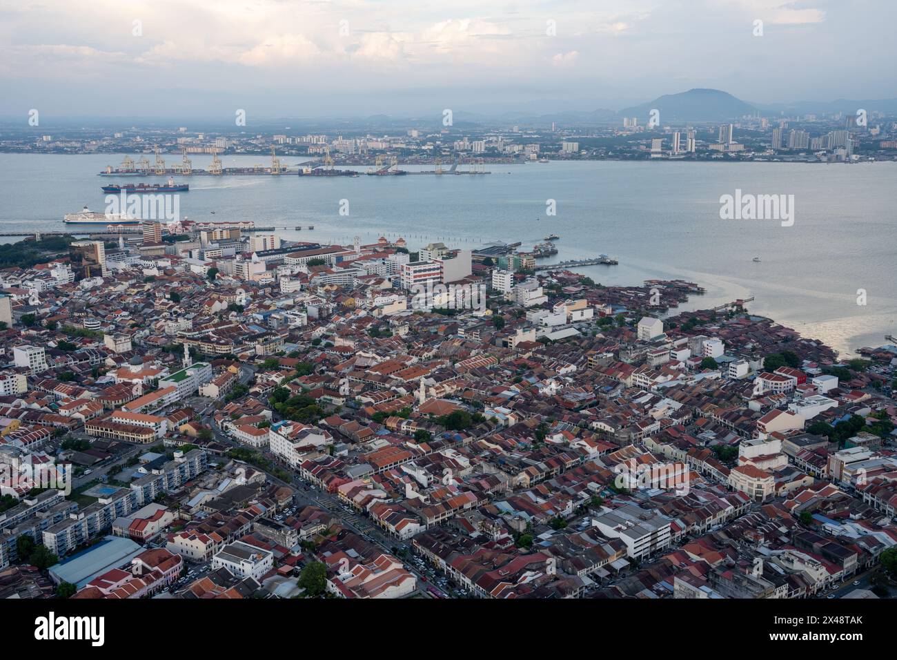 View the City of Georgetown on Penang Island in Malaysia Southeast Asia ...