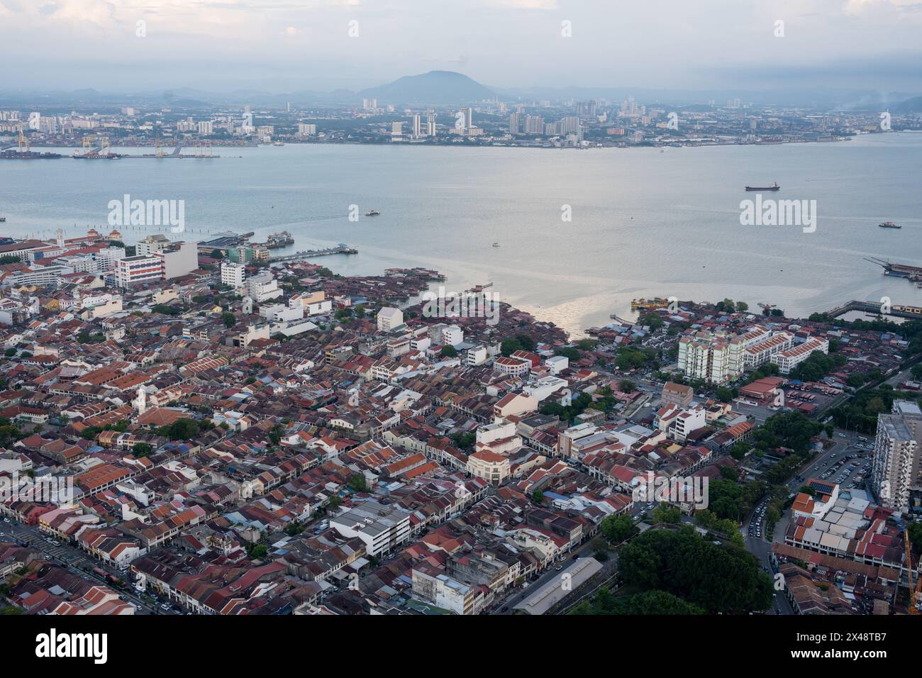 View the City of Georgetown on Penang Island in Malaysia Southeast Asia ...