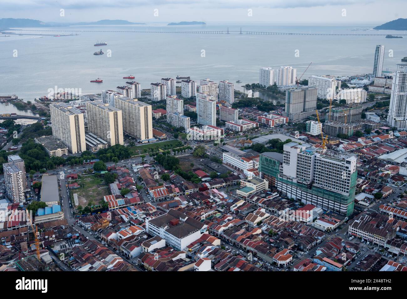 View the City of Georgetown on Penang Island in Malaysia Southeast Asia ...