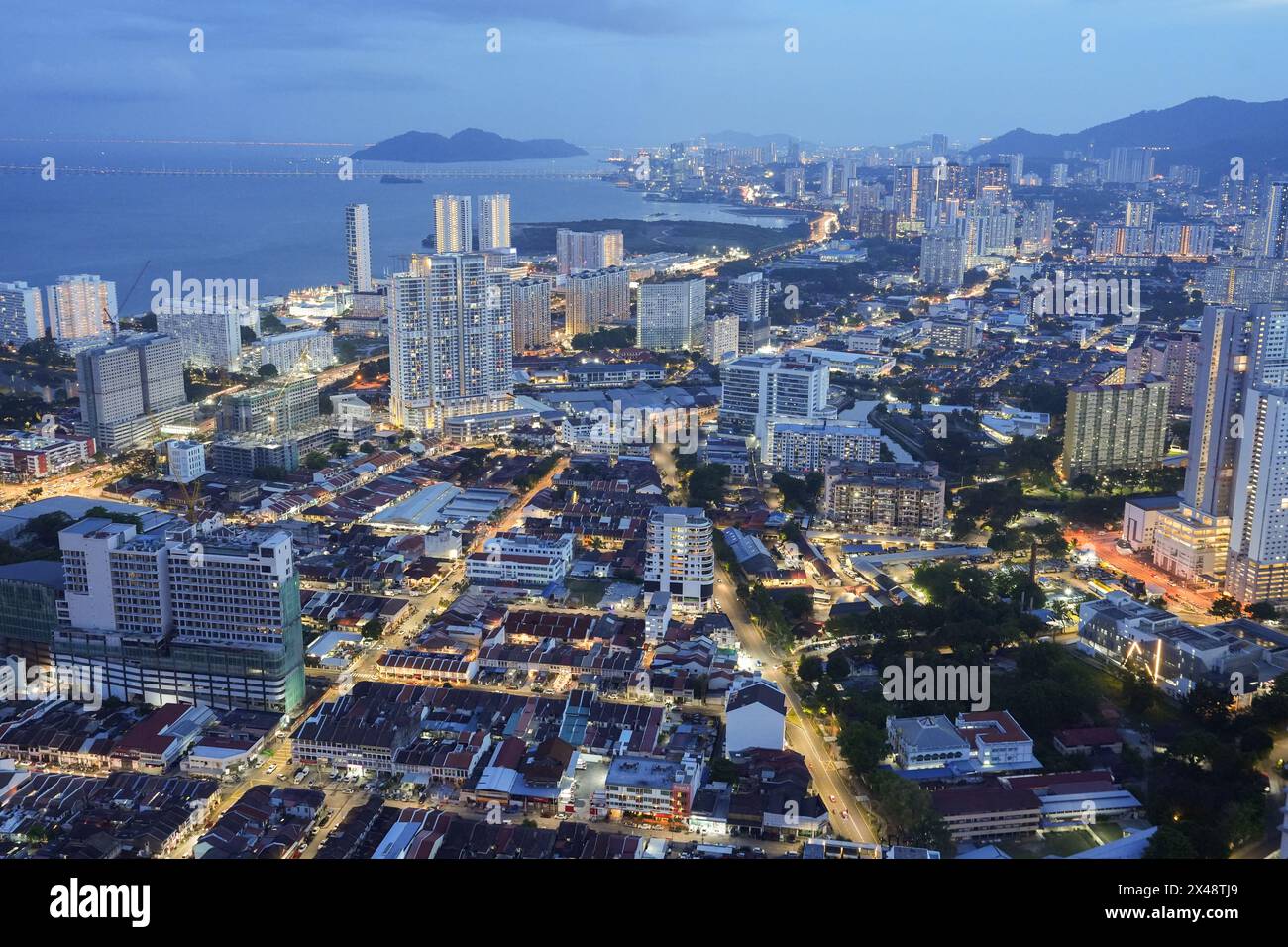 View the City of Georgetown on Penang Island in Malaysia Southeast Asia ...
