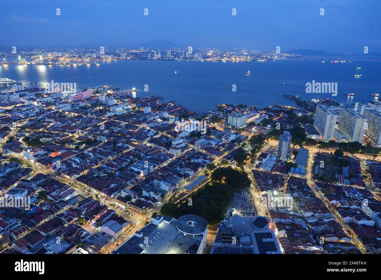 View the City of Georgetown on Penang Island in Malaysia Southeast Asia ...