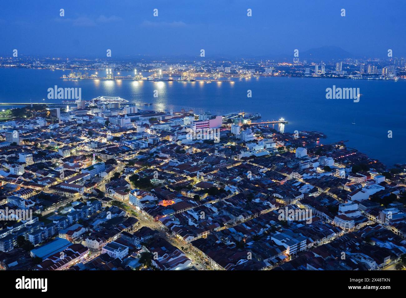 View the City of Georgetown on Penang Island in Malaysia Southeast Asia ...