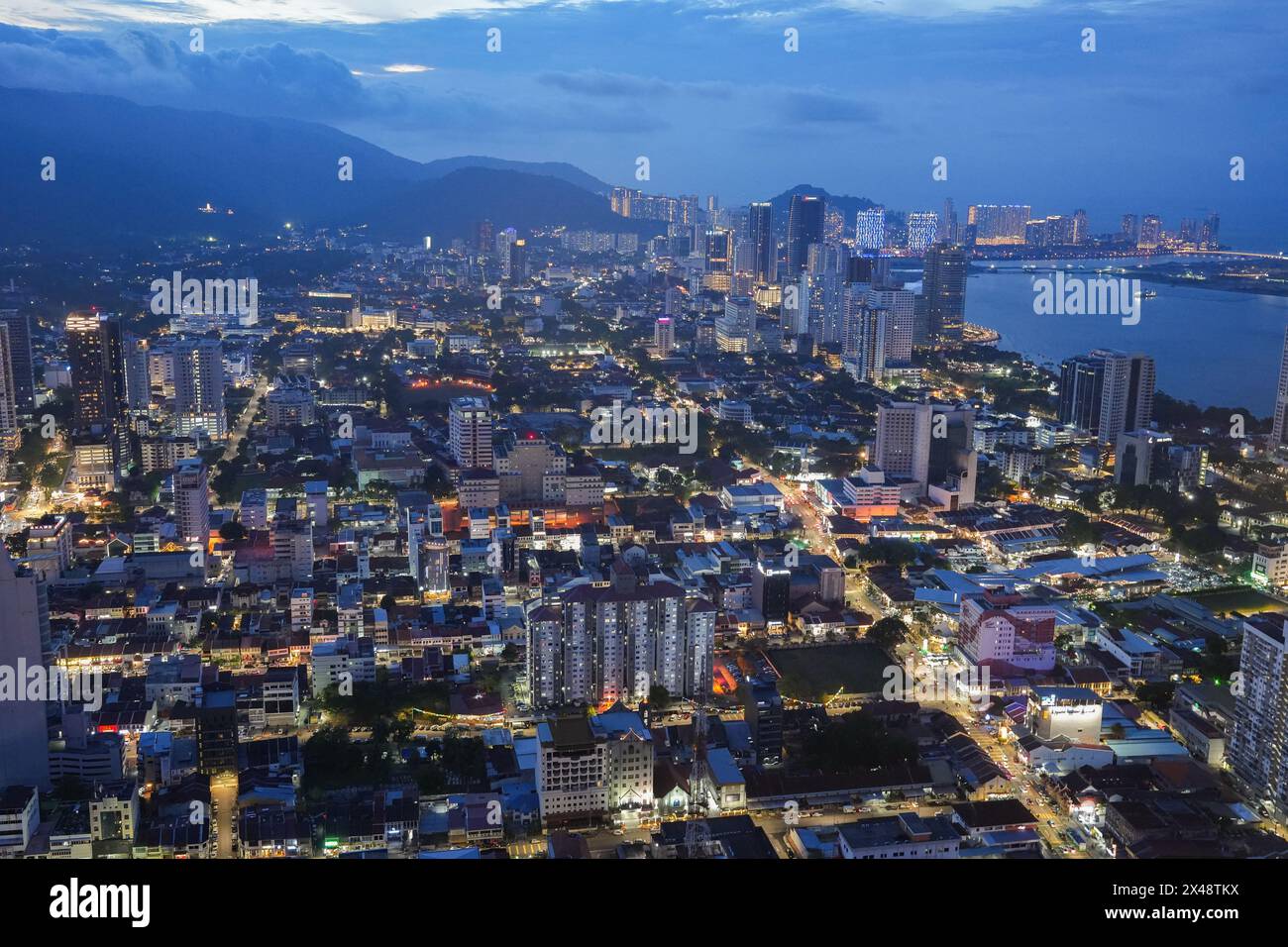 View the City of Georgetown on Penang Island in Malaysia Southeast Asia ...