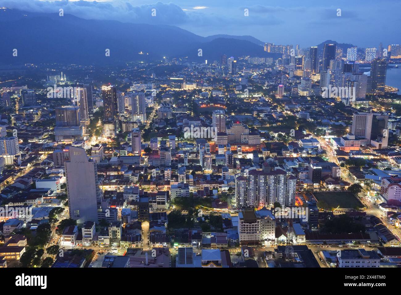 View the City of Georgetown on Penang Island in Malaysia Southeast Asia ...