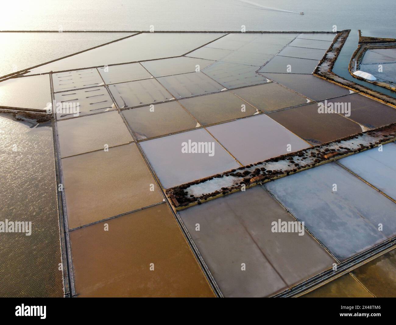 Aerial view beautiful saline hi-res stock photography and images - Alamy