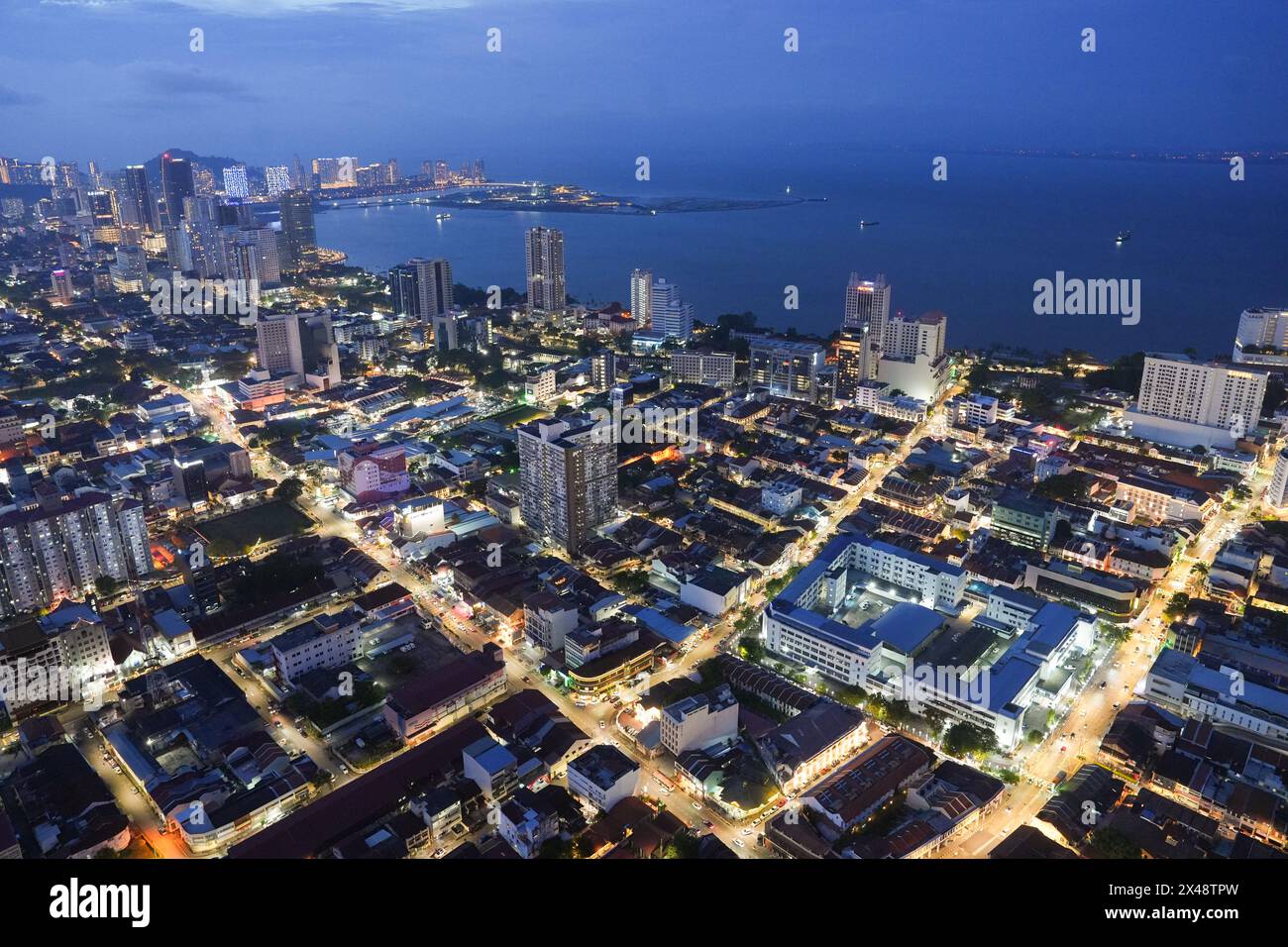 View the City of Georgetown on Penang Island in Malaysia Southeast Asia ...