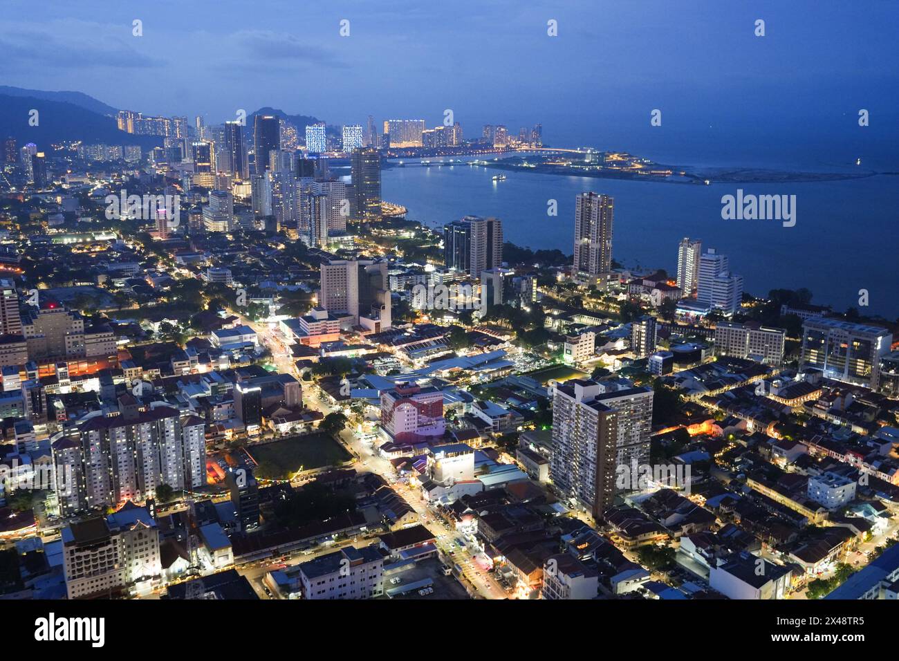 View the City of Georgetown on Penang Island in Malaysia Southeast Asia ...