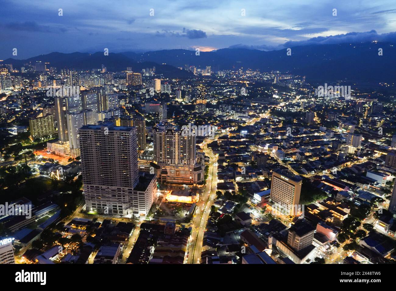 View the City of Georgetown on Penang Island in Malaysia Southeast Asia ...