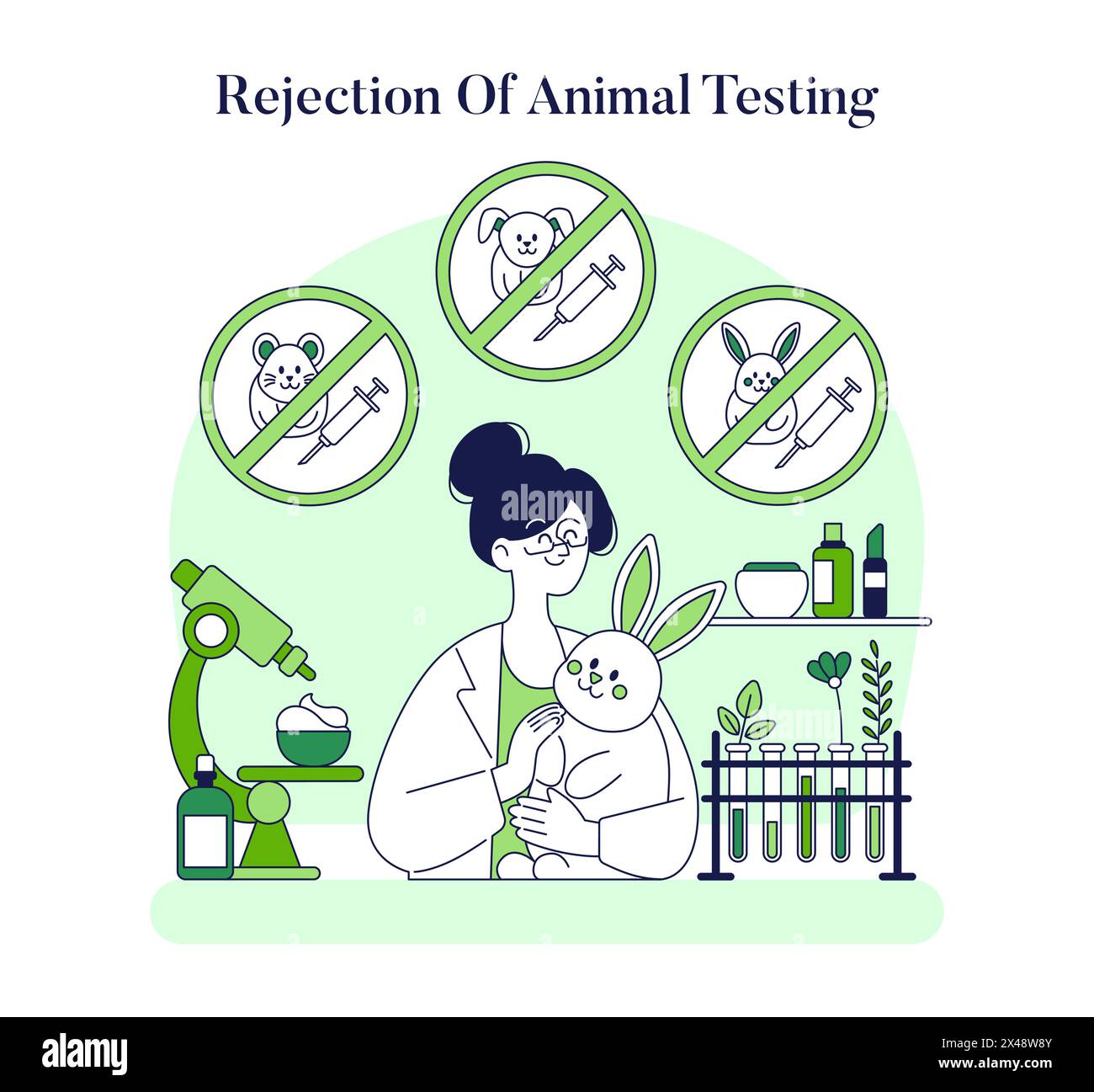 Animal testing rabbit hi-res stock photography and images - Alamy