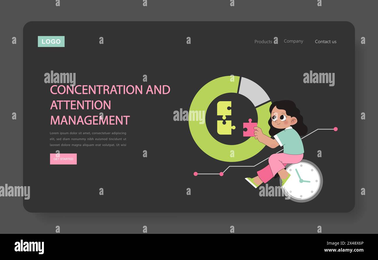 Solving concentration Stock Vector Images - Alamy