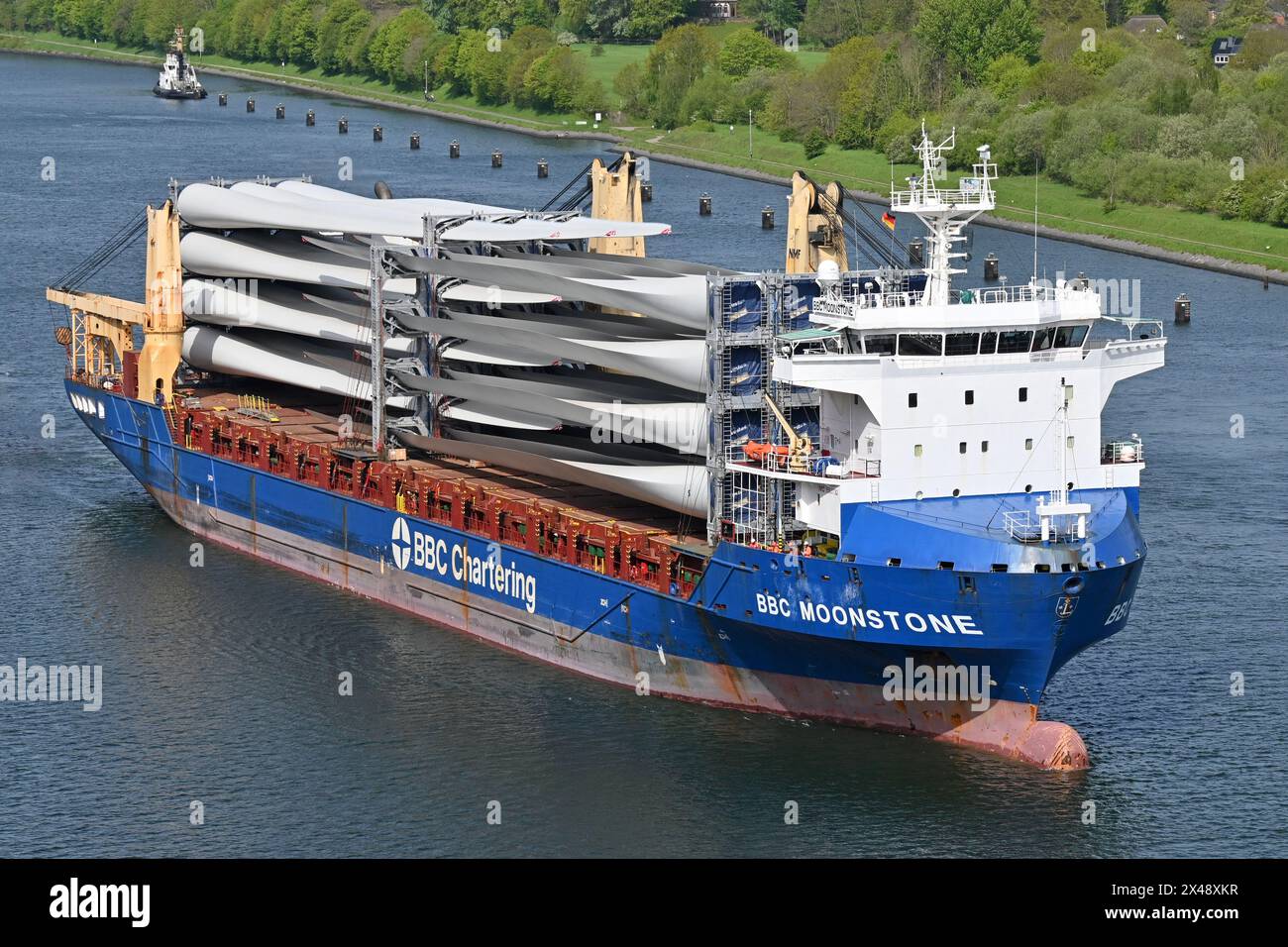 General Cargo Ship BBC MOONSTONE at the Kiel Canal Stock Photo - Alamy