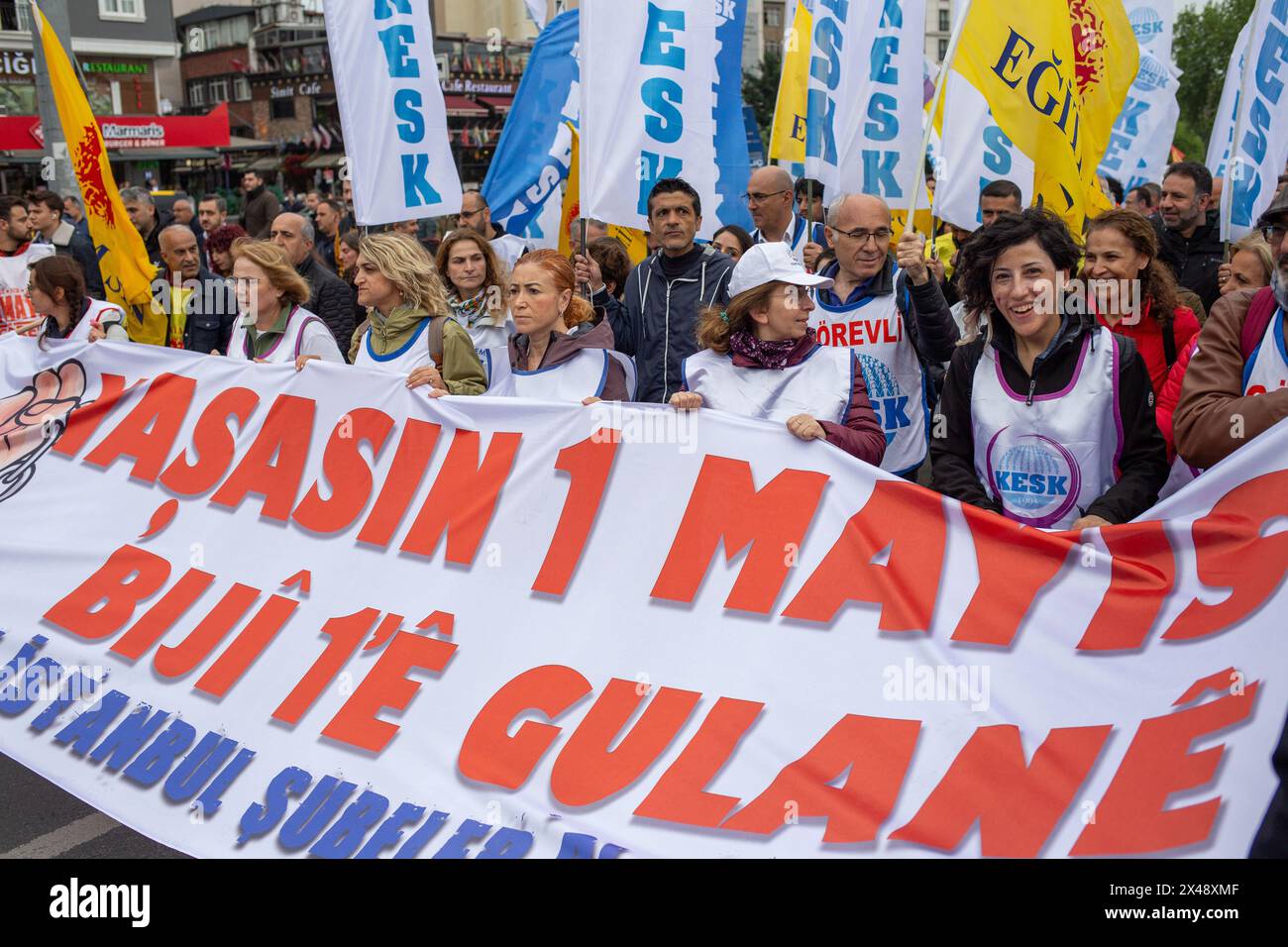 May 1, 2024: Istanbul, Turkey: After Taksim Square was closed for May ...