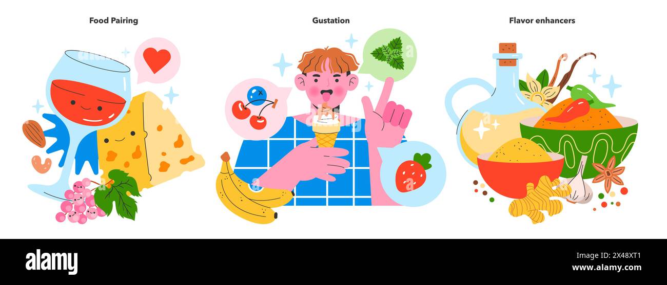 Flavor Reversal concept. A whimsical exploration of taste dynamics with ...