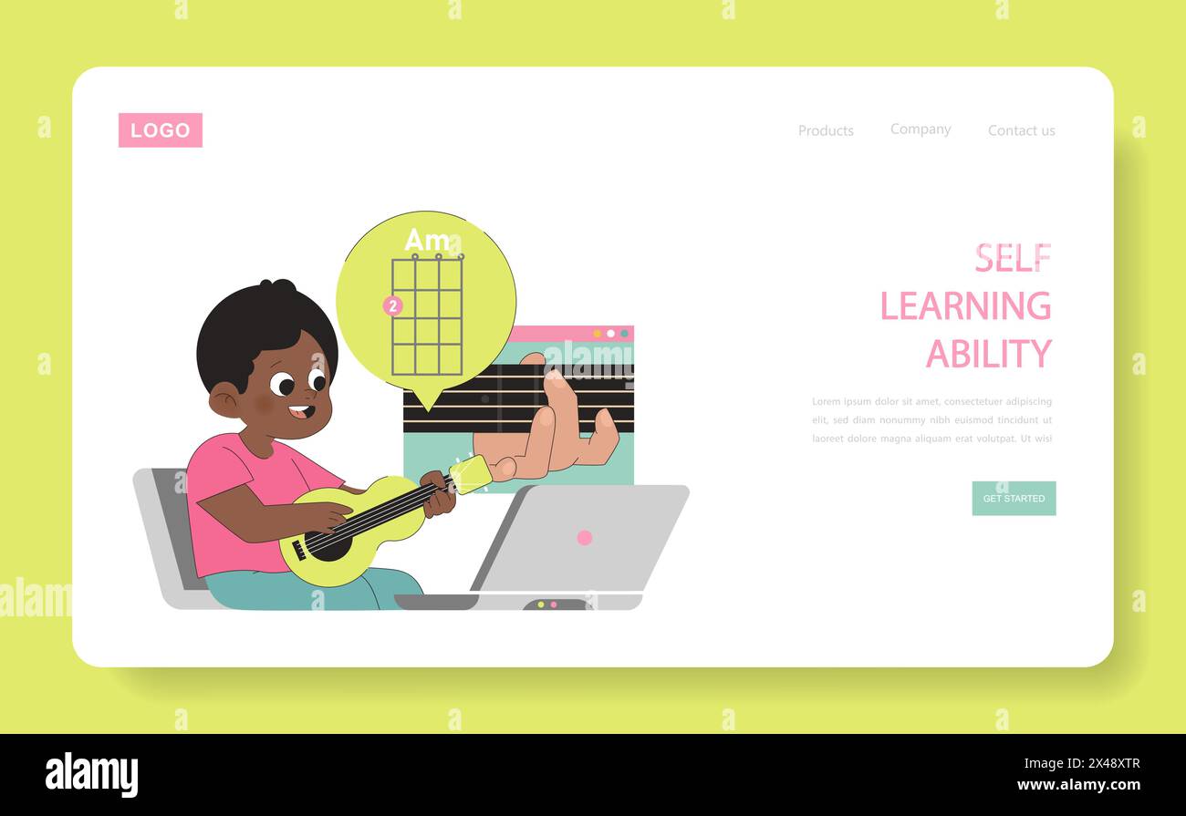 Guitar instruction Stock Vector Images - Alamy