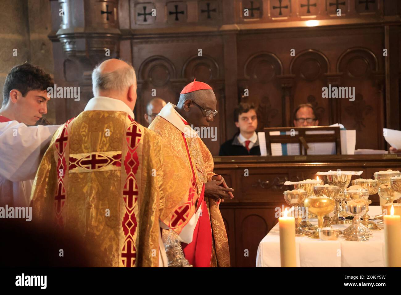 Le Dorat, France. Septennial ostensions of Dorat which celebrate the ...