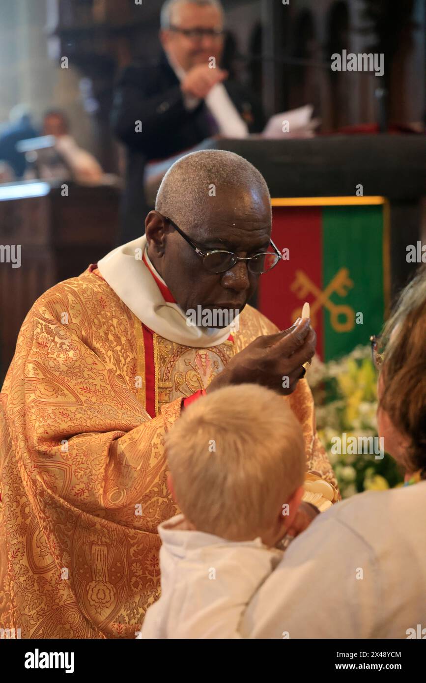 Le Dorat, France. Septennial ostensions of Dorat which celebrate the ...