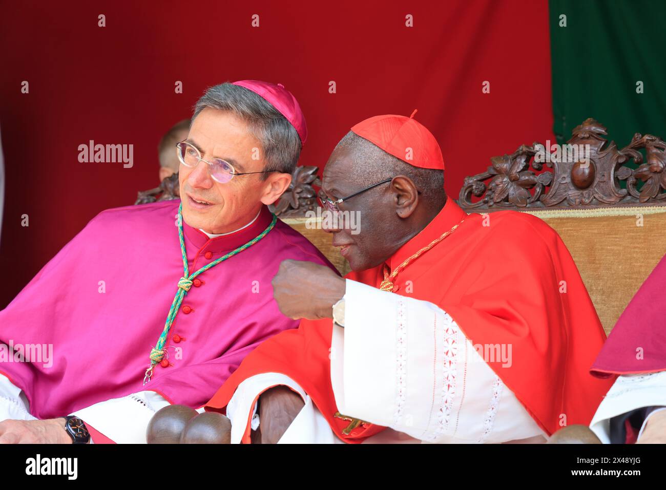 Le Dorat, France. Septennial ostensions of Dorat which celebrate the ...