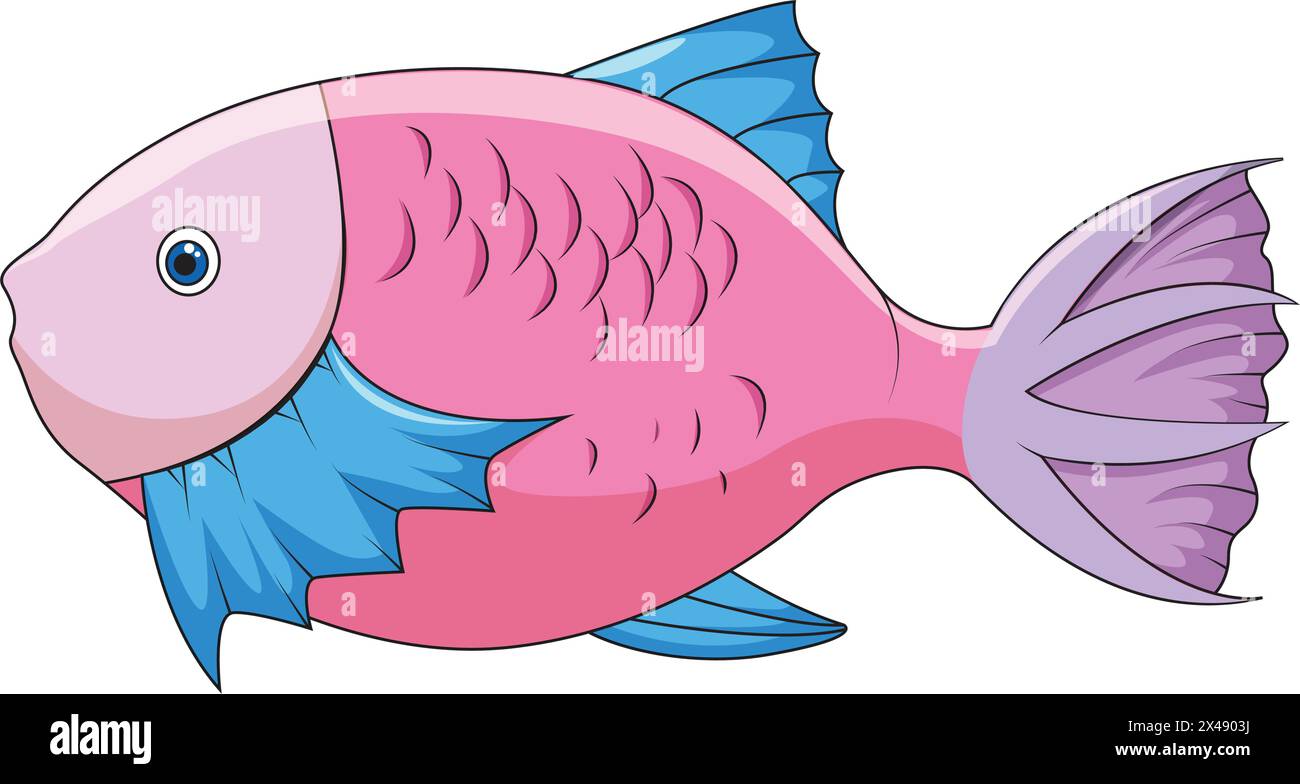 Beautiful fish with gills Stock Vector Image & Art - Alamy