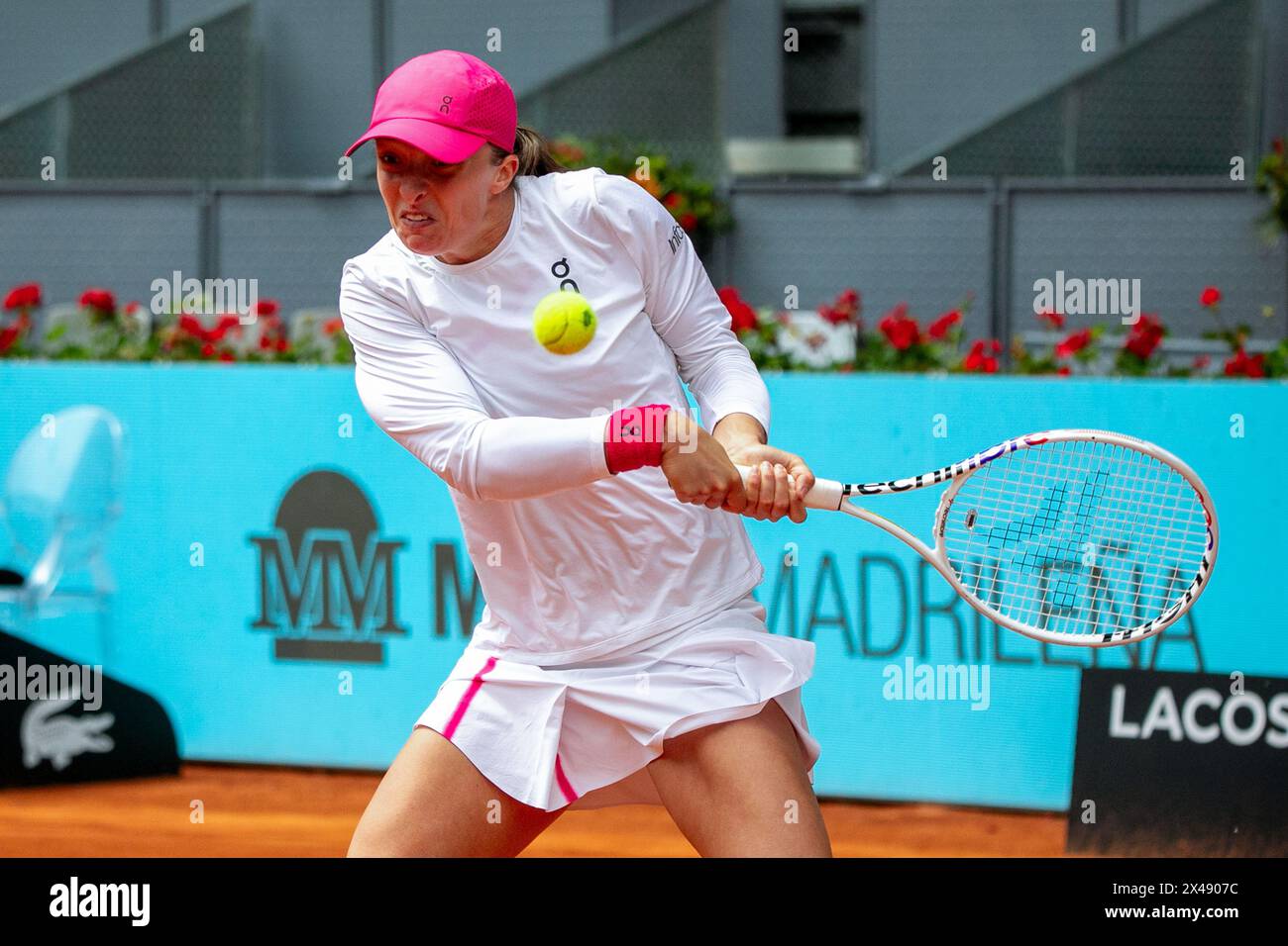 Madrid, Spain. 30th Apr, 2024. Polish tennis player Iga Swiatek in ...