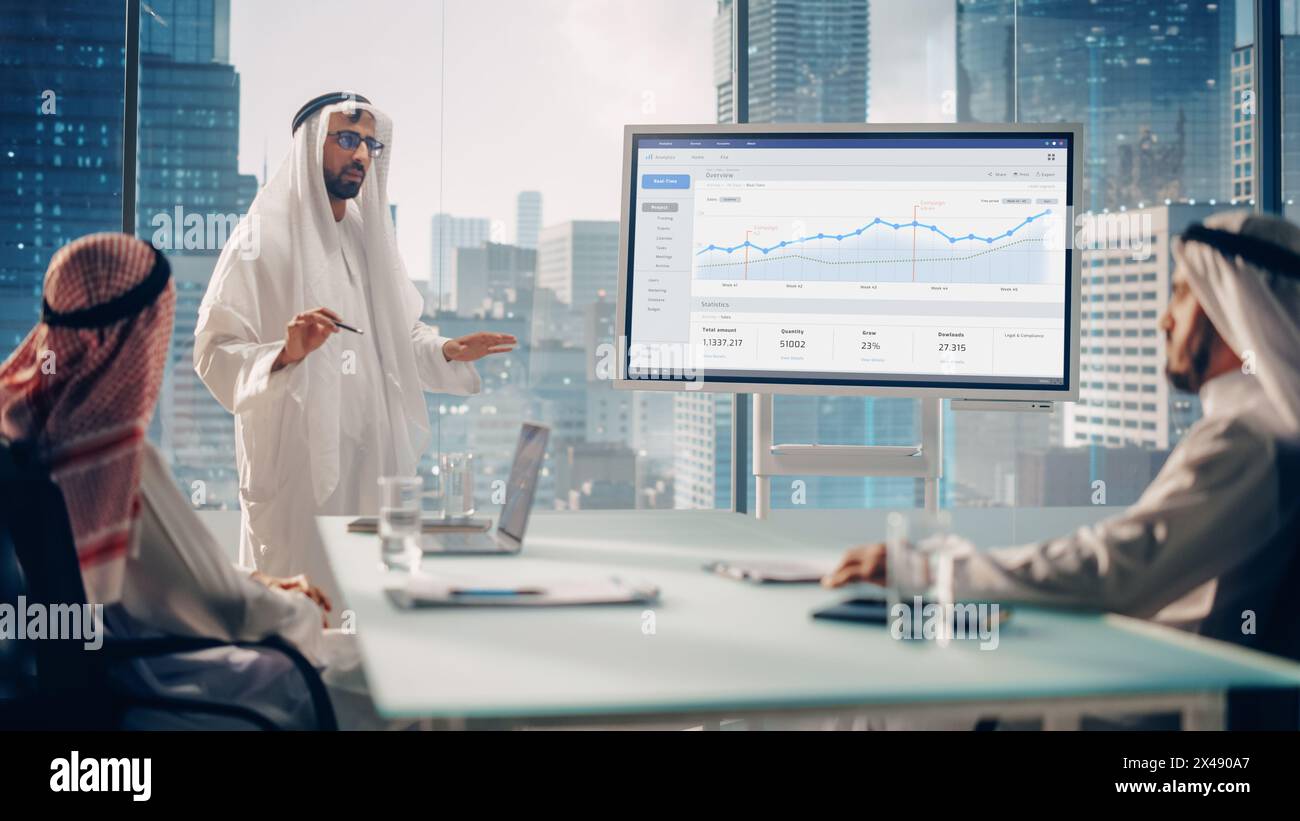 Emirati Businessman Holds Meeting Presentation for International ...