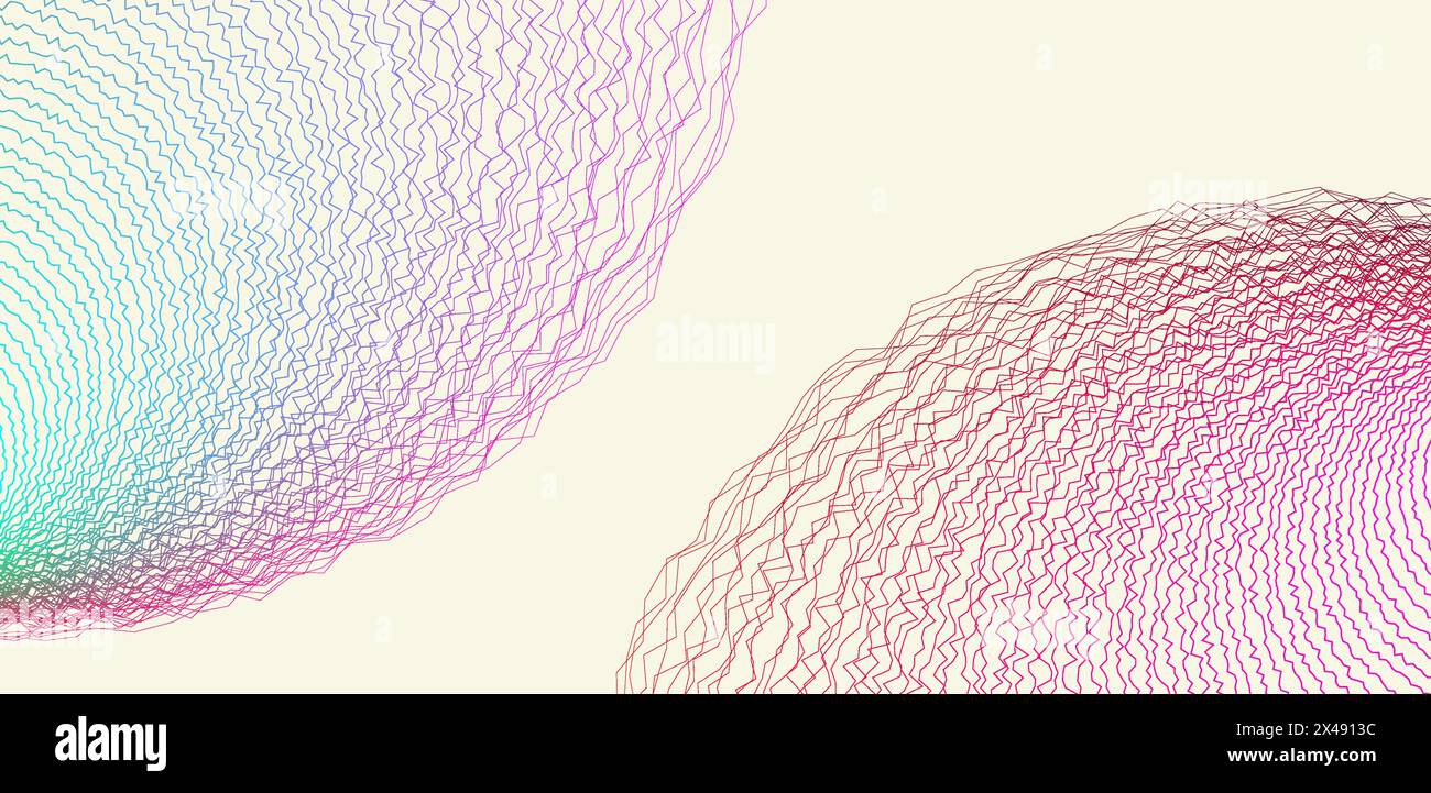 Circular grid pattern. background with dynamic gradient waves. Vector illustration Stock Vector ...