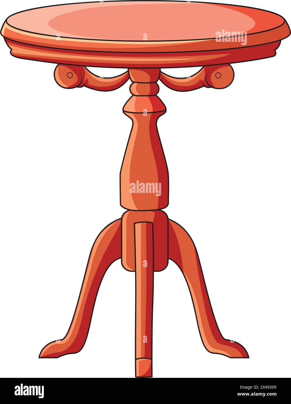 Modern kitchen dining table Stock Vector Images - Alamy