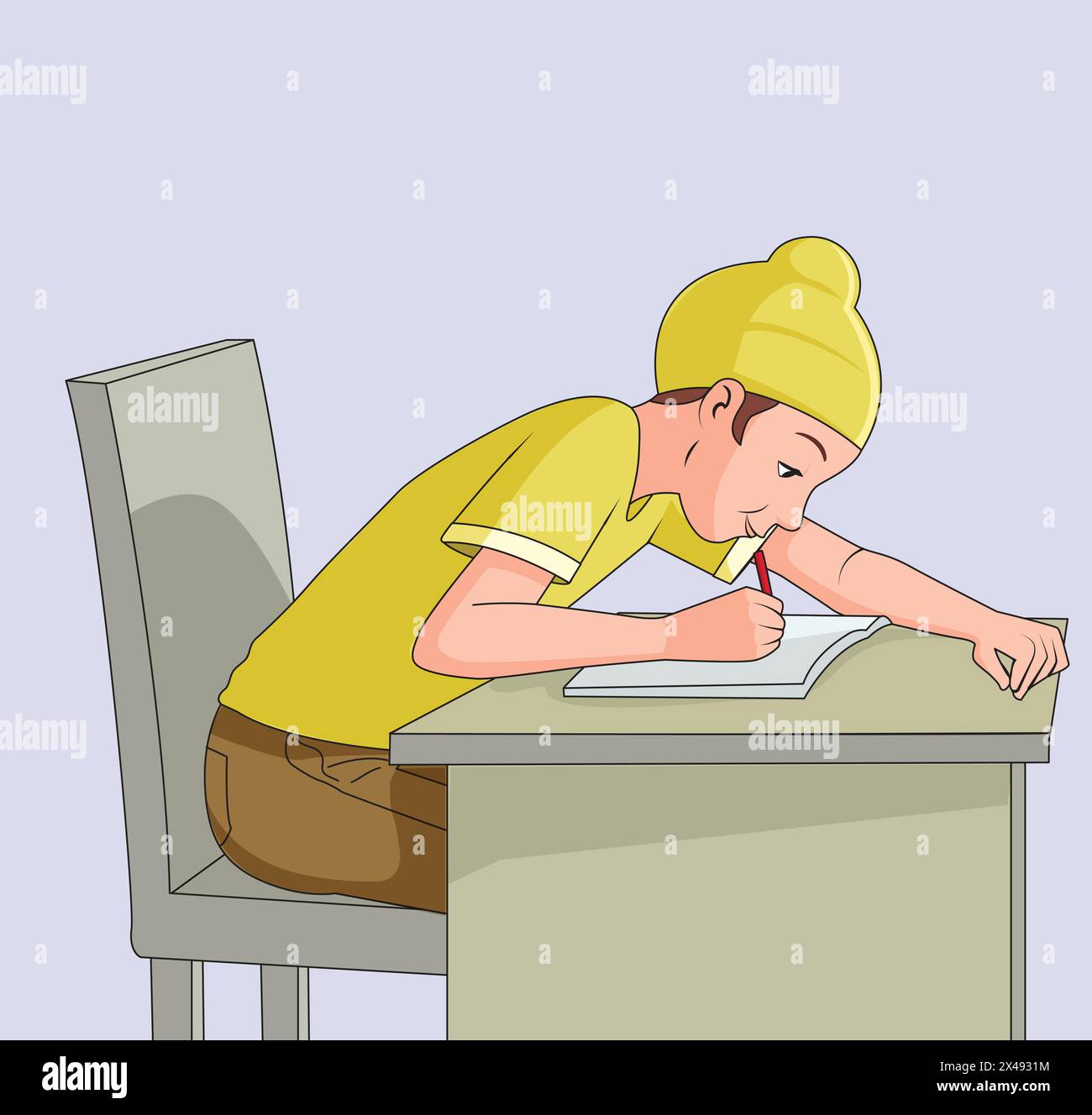 Chubby asian boy Stock Vector Images - Alamy