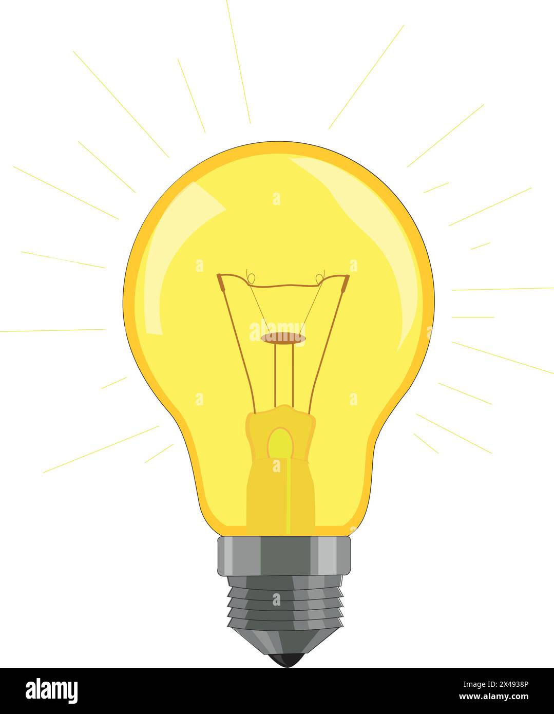 An electric bulb Stock Vector Image & Art - Alamy