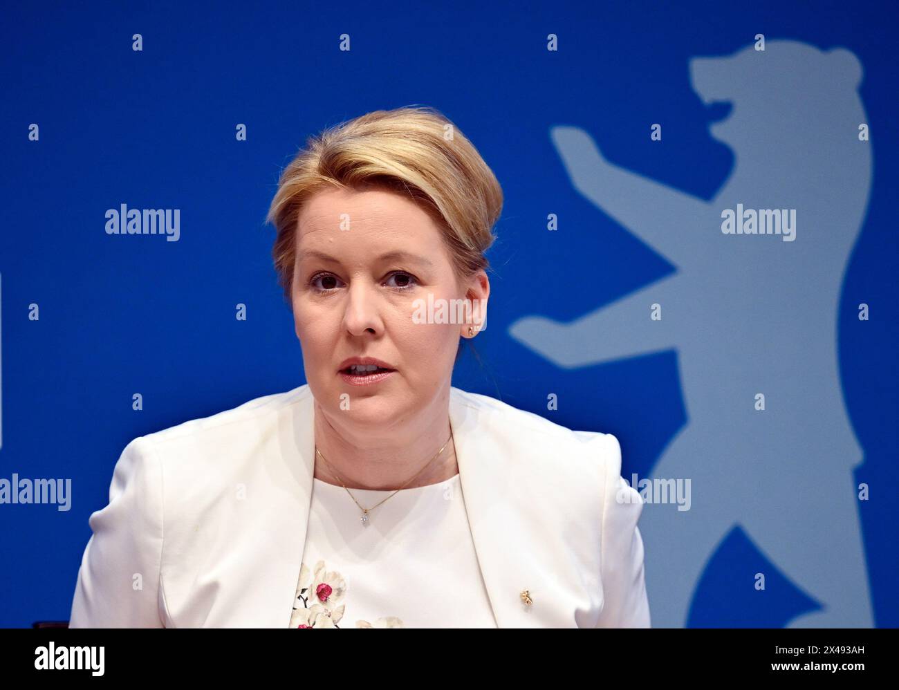 Berlin, Germany. 30th Apr, 2024. Franziska Giffey (SPD), Mayor and ...