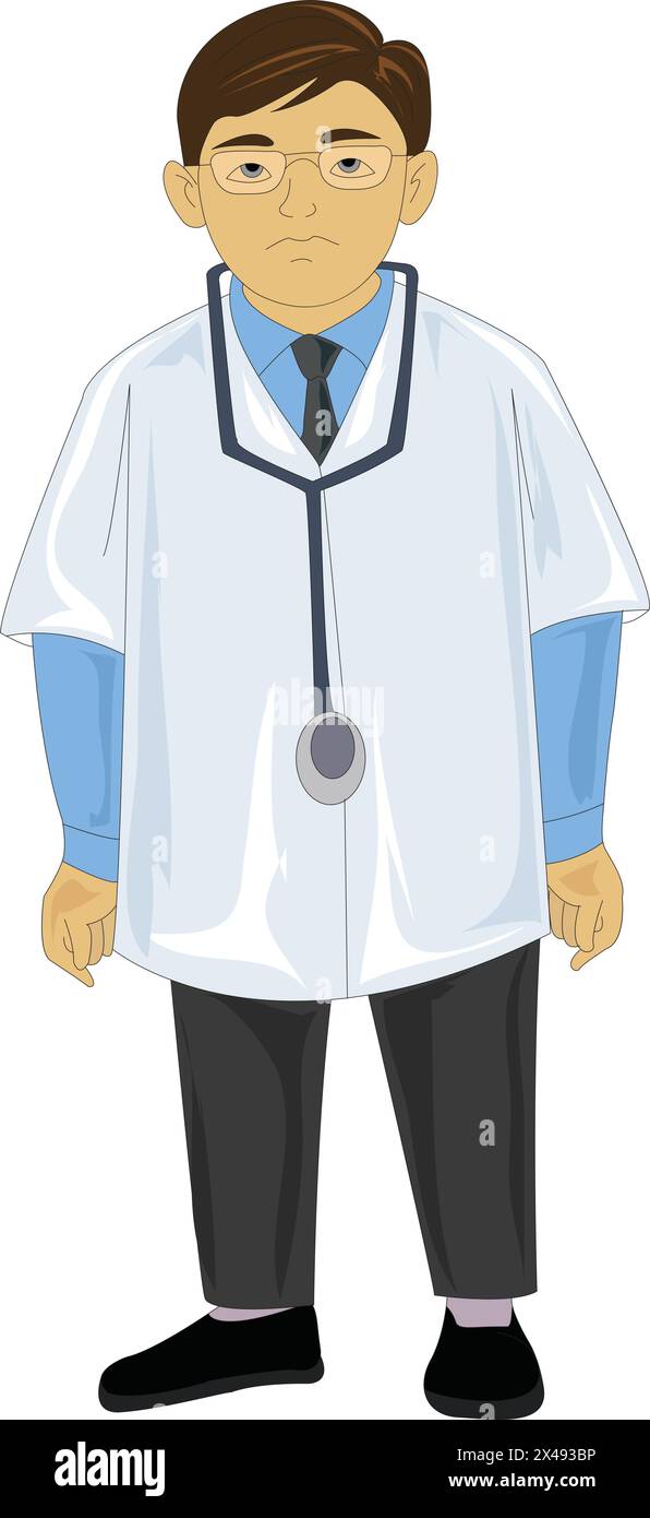Patient doctor male Stock Vector Images - Alamy