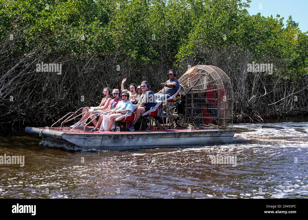 4/17/24, Everglades City, Florida, United States Tourists on an Air ...
