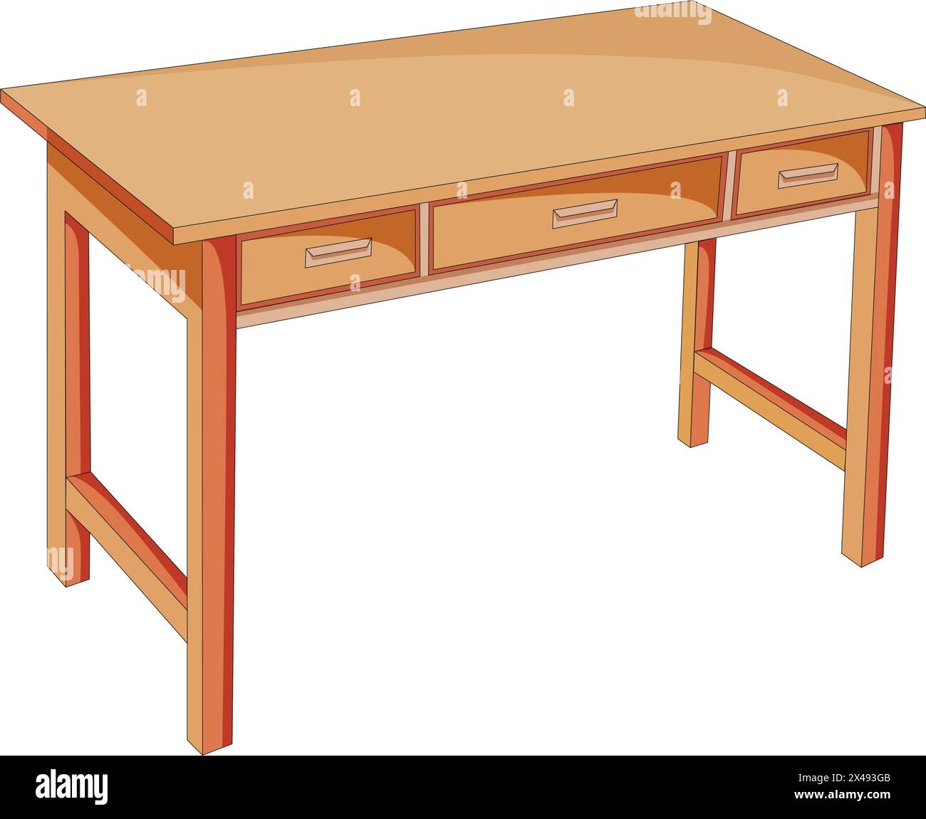 Table with different racks Stock Vector Image & Art - Alamy