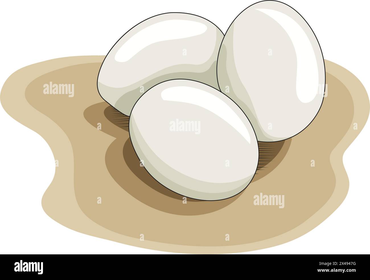 Boiled egg clipart hi-res stock photography and images - Alamy