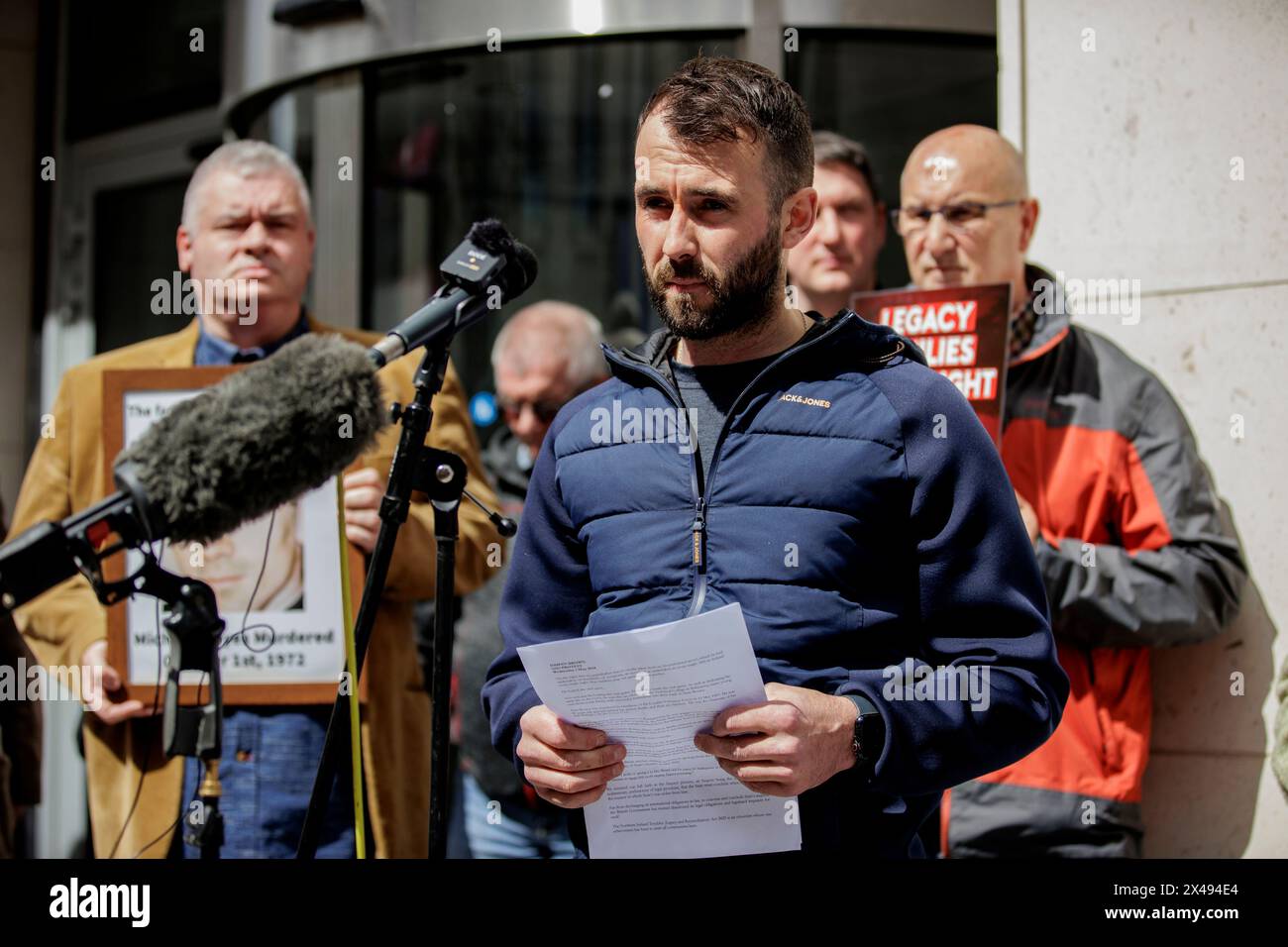 Daman Quinn, the grandson of Sean Brown, who was abducted from the ...