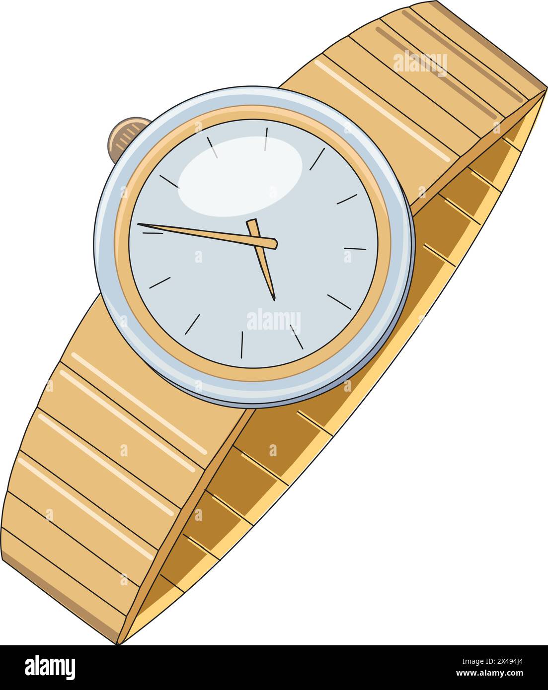 Cartoon wrist watch hi-res stock photography and images - Alamy